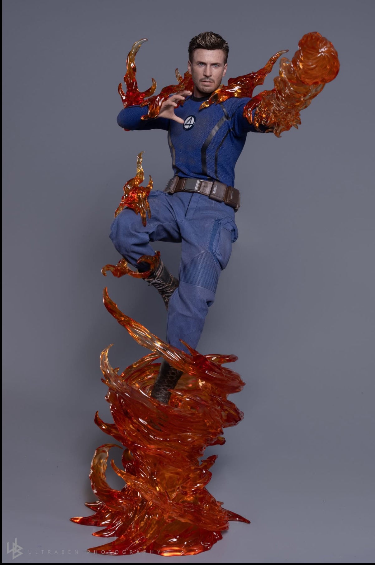 READY🔥Hot Toys MMS789 Deadpool & Wolverine 1/6th scale Human Torch Col ...