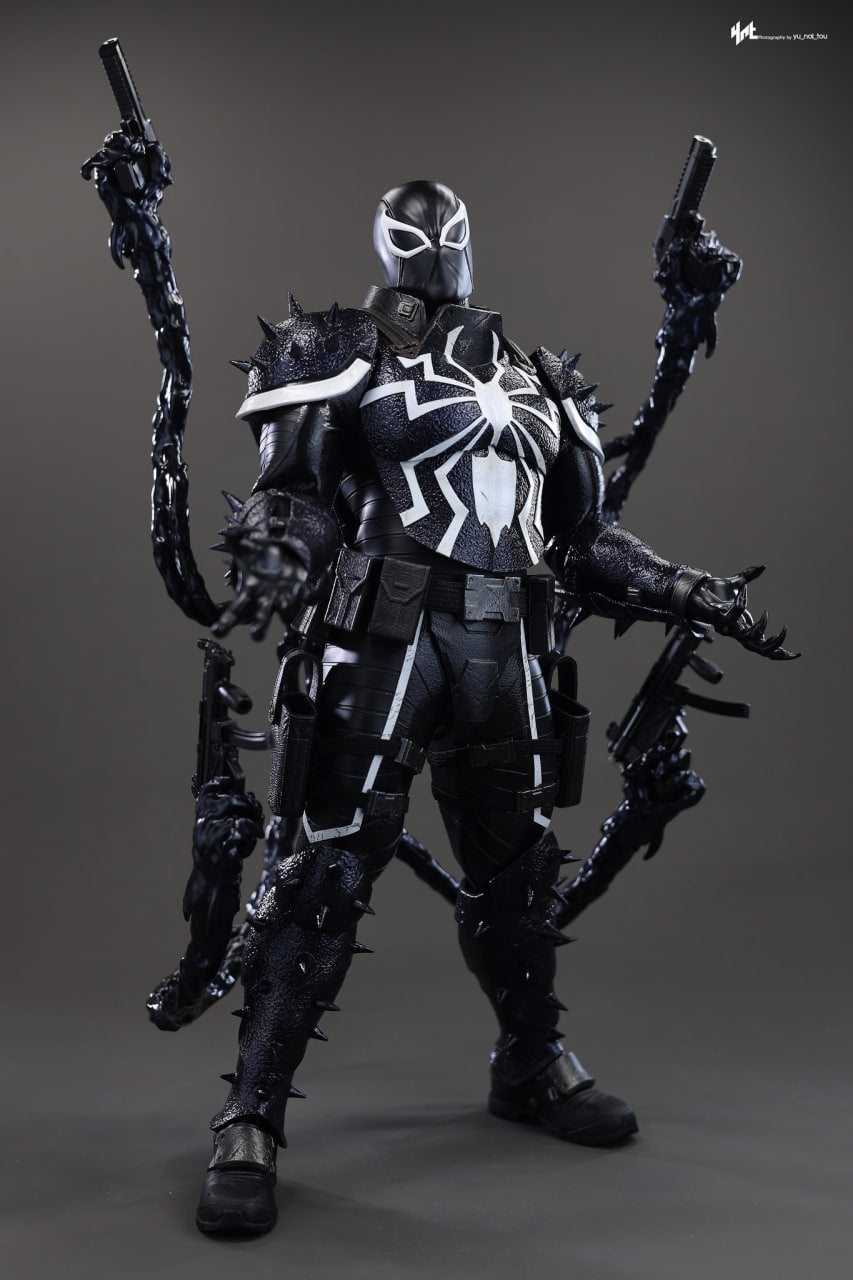 READY🔥Hot Toys CMS025 Marvel Comics 1/6th scale Agent Venom Collectibl ...