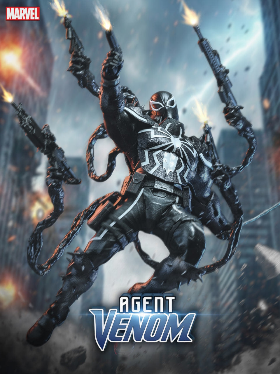 READY🔥Hot Toys CMS025 Marvel Comics 1/6th scale Agent Venom Collectibl ...