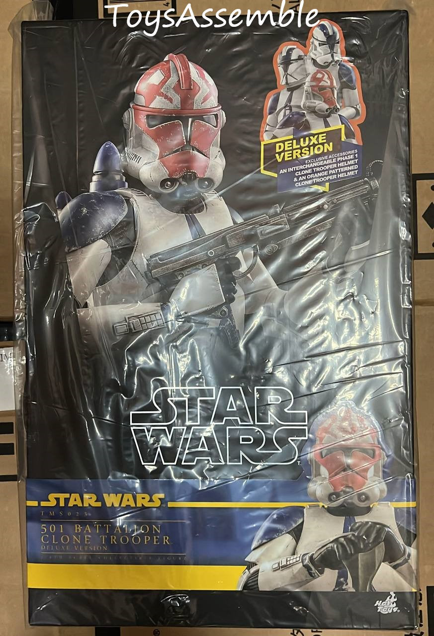 Hot Toys🔥TMS023 STAR WARS 501ST BATTALION CLONE TROOPER Deluxe Ver ...