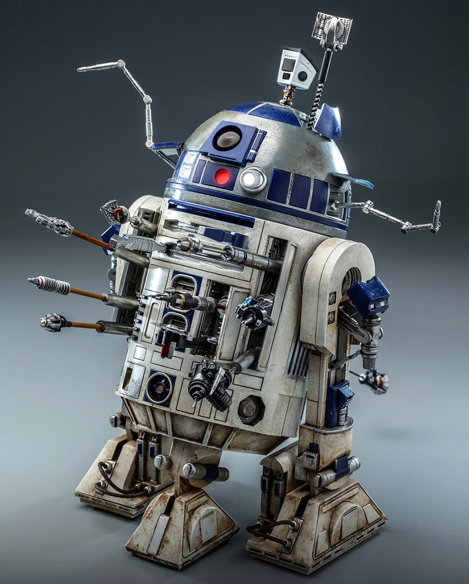 🔥Hot Toys MMS651 Star Wars Attack of the Clones R2D2 1/6 Scale Collect ...