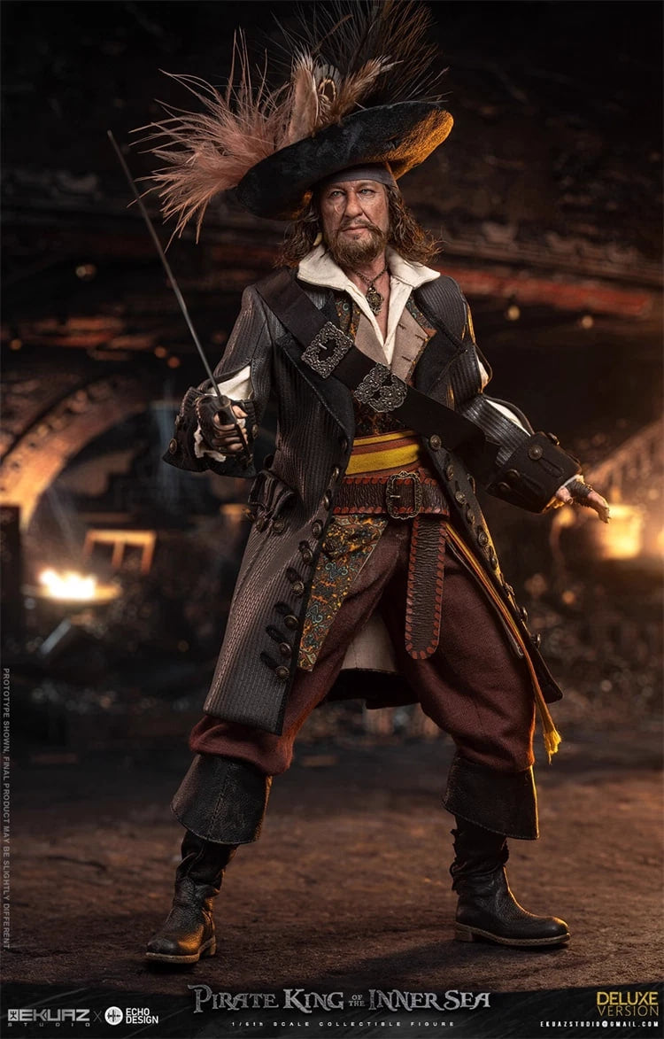 READY🔥Ekuaz Studio - Hector Barbossa 1/6 Scale Figure (Deluxe Version ...