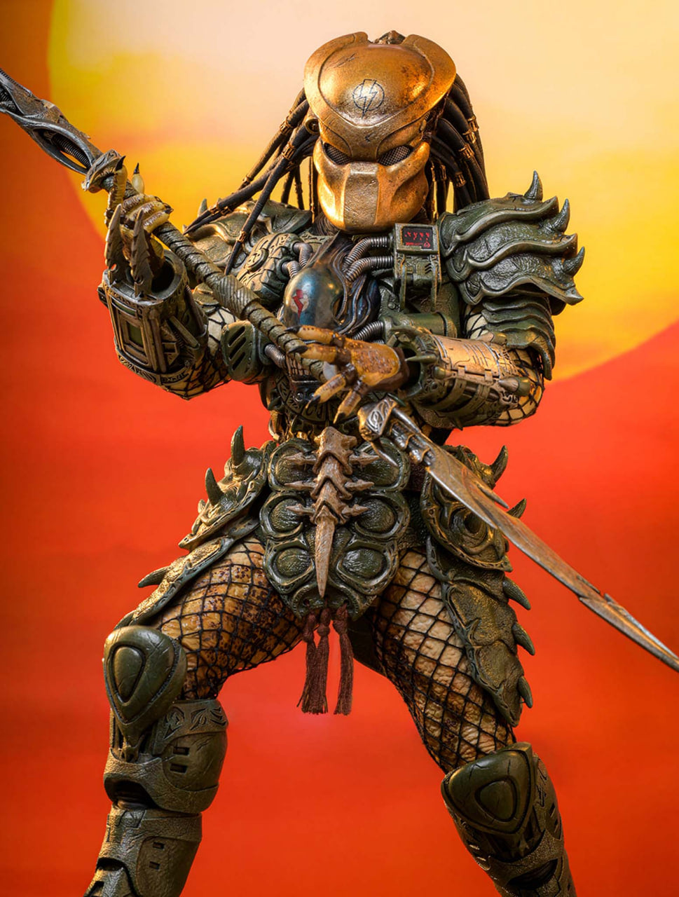 Preorder🔥Hot Toys CMS029B Predator 1/6th scale Broken Tusk Predator Co ...